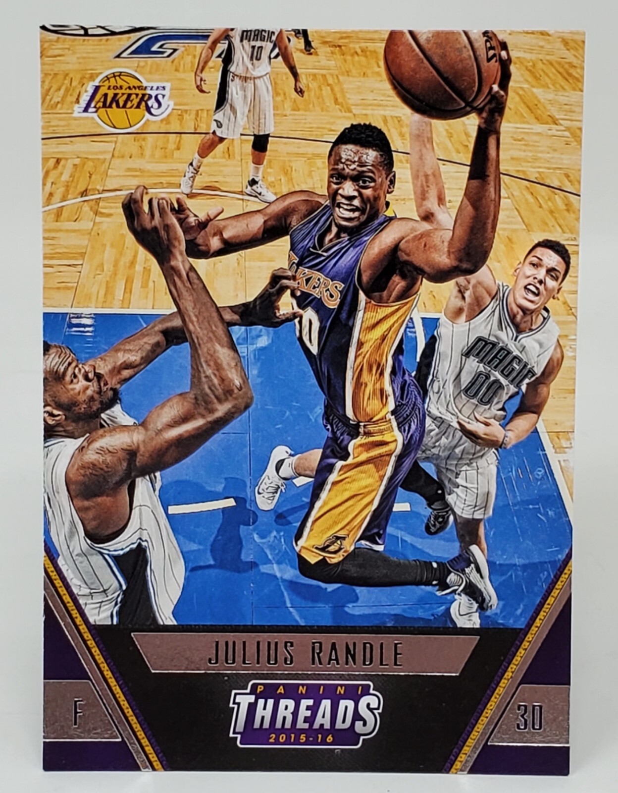 2015-16 Panini Threads Los Angeles Lakers Basketball Card #10 Julius ...
