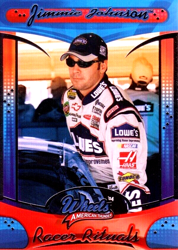 Jimmie Johnson 2004 Wheels American Thunder NASCAR Racing #72 Racer ...