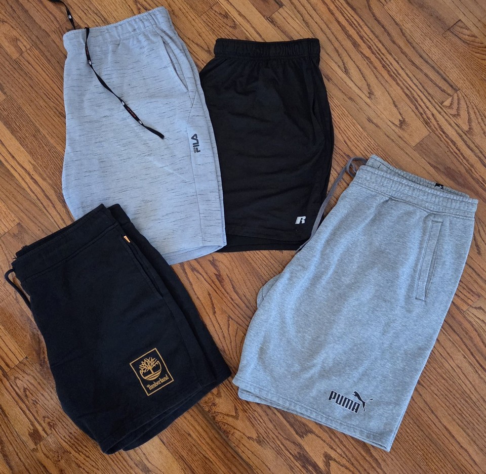 Lot Of 4 Shorts Men’s Size 2X-Large Puma, Timberland, Fila, Russell | eBay
