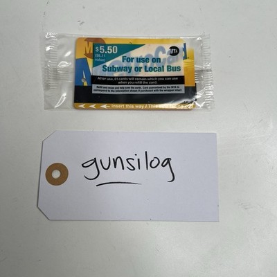 Rare NYC Supreme Metrocard . Mint unused Factory Sealed | eBay