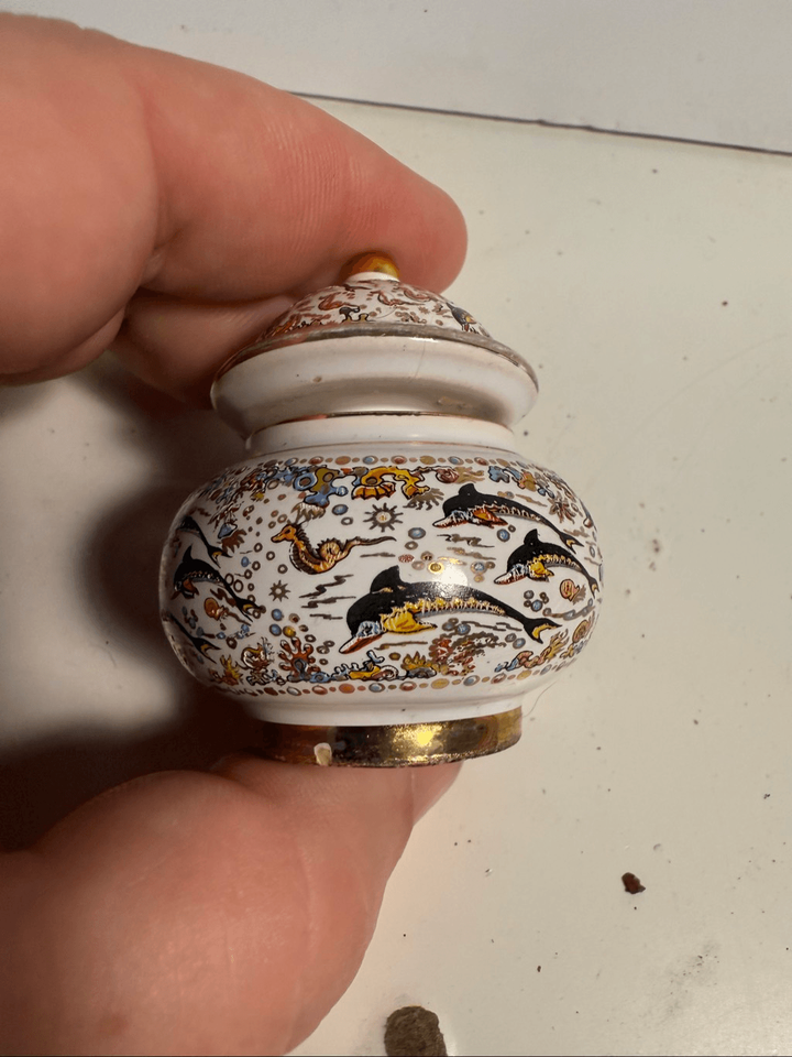 Vintage Pallini Attiki White Gold Venus Series Ceramic Greek Perfume ...