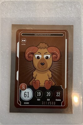 Rare Responsive Ram /500 | VeeFriends Compete And Collect Series 2 | eBay