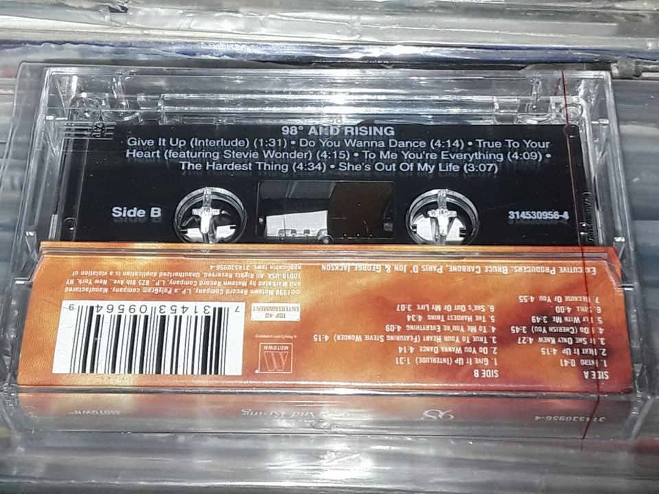 98° DEGREES AND RISING CASSETTE USA EDITION HYPE STICKER STILL SEALED ...