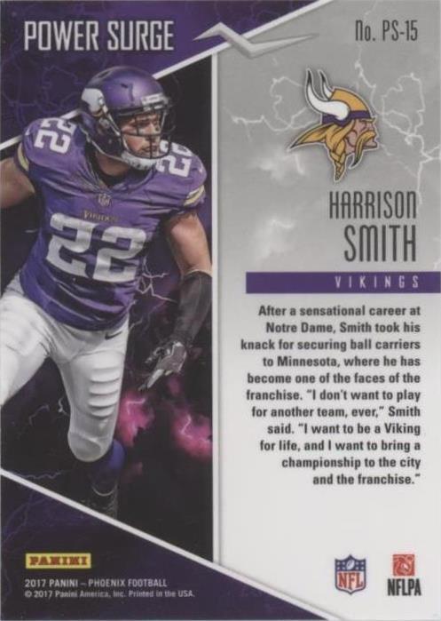 2017 Panini Phoenix Harrison Smith #PS-15 for sale | eBay