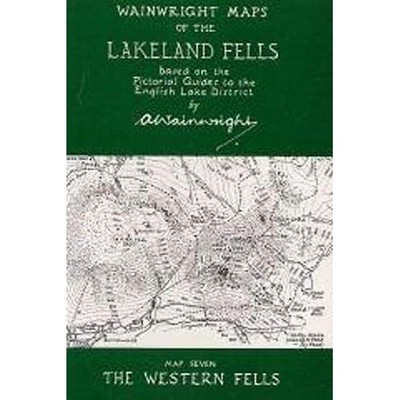 Wainwright Maps of the Lakeland Fells: Map 7: The­ West - Sheet map ...