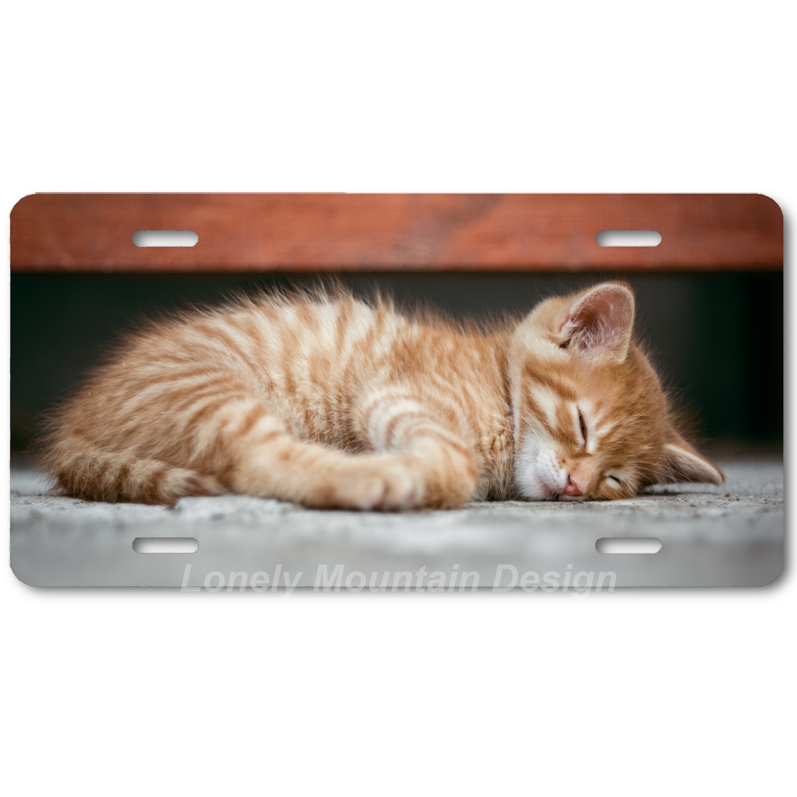 Custom 'Your Photo' of Cats FLAT Aluminum Novelty Auto License Tag ...