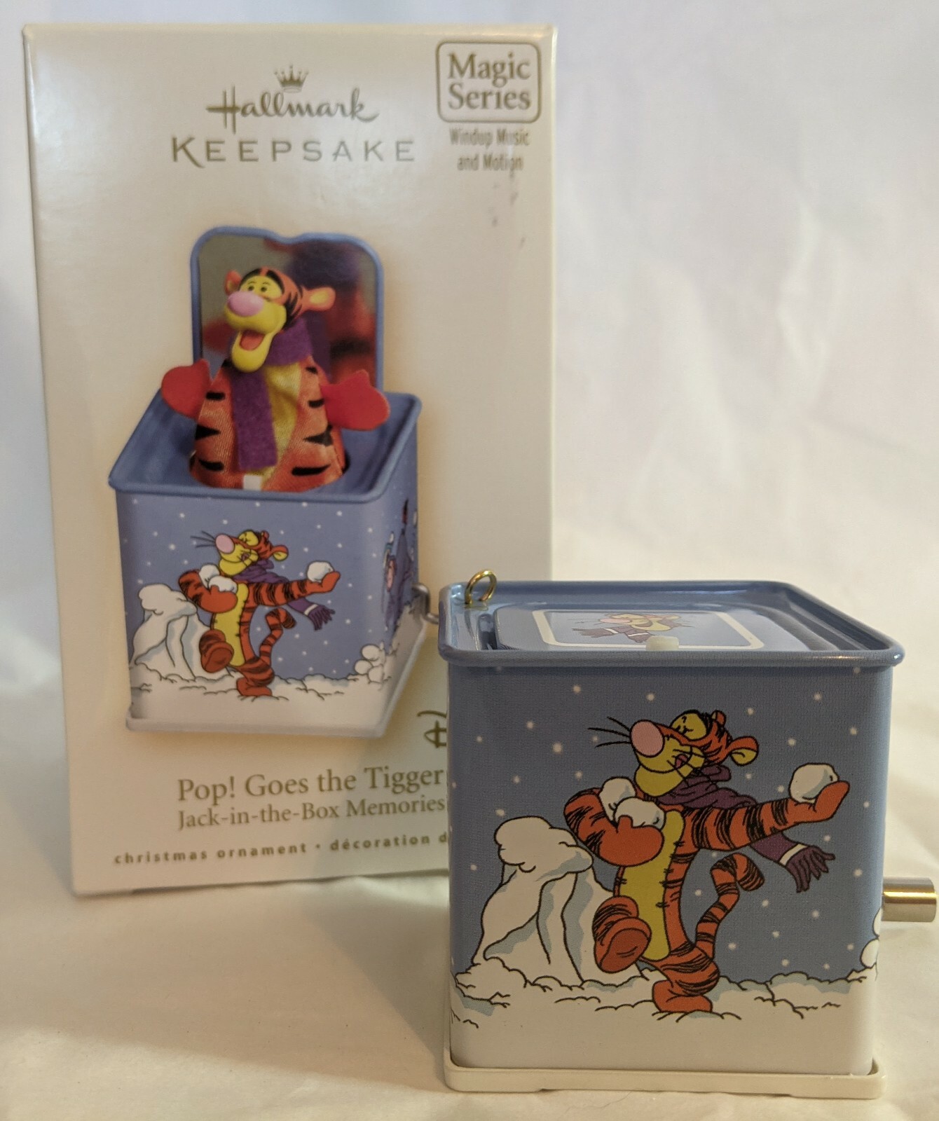 Hallmark Keepsake Ornament 2007 Pop! Goes The Tigger Jack-in-the-Box ...
