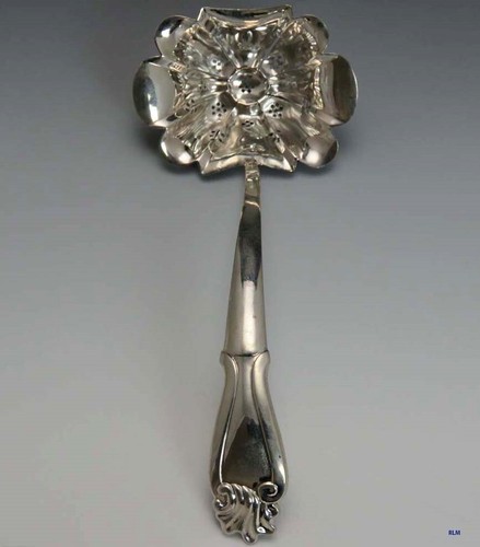 Antique Dutch 833 Silver Classical Pierced Berry Ladle | eBay