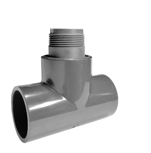 1PC PTFE rotary flowmeter mountings GF tee base UPVC tee base,CPVC tee ...