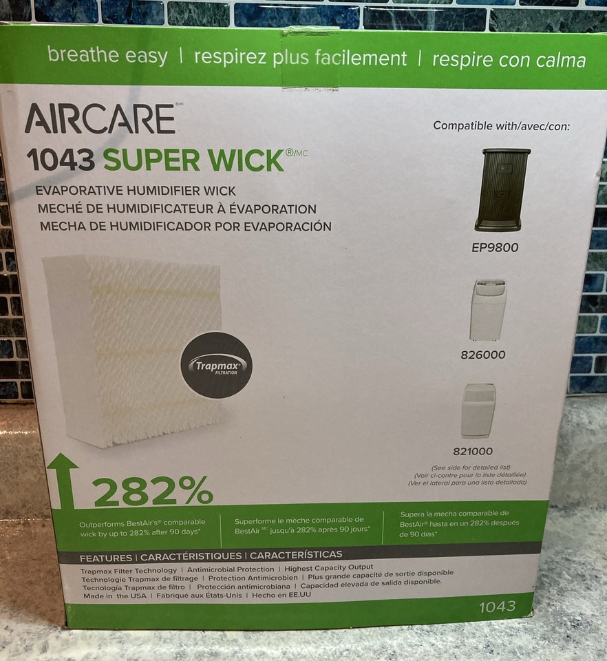 Aircare 1043 Super Wick Evaporative Humidifier Wick Air Filter | eBay