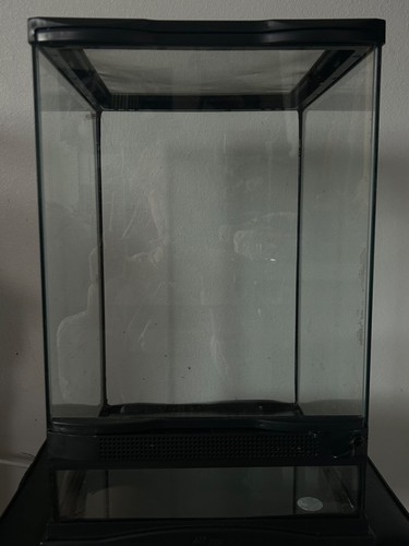 Used ZooMed Reptile Tank/ black with front opening door. | eBay