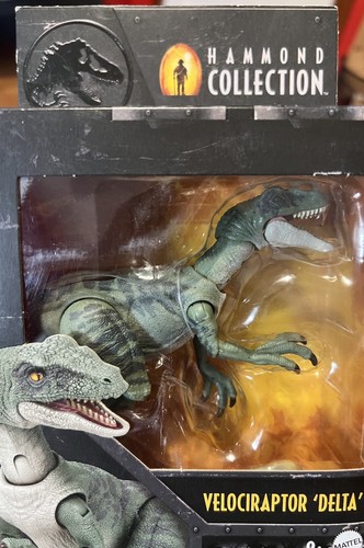 Mattel Jurassic World Hammond Collection Velociraptor Delta HTV63 New ...