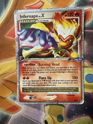 Infernape LV. X DP10 Black Star Promo Holo 2007 Pokemon TCG Card LV.X ...