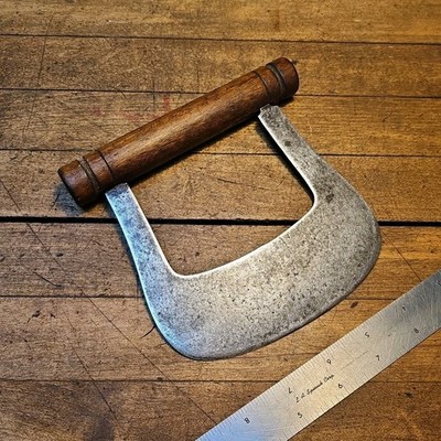 ANTIQUE PRIMITIVE FOOD CHOPPERS KITCHEN TOOL AMERICANA CAST IRON & Wood ...