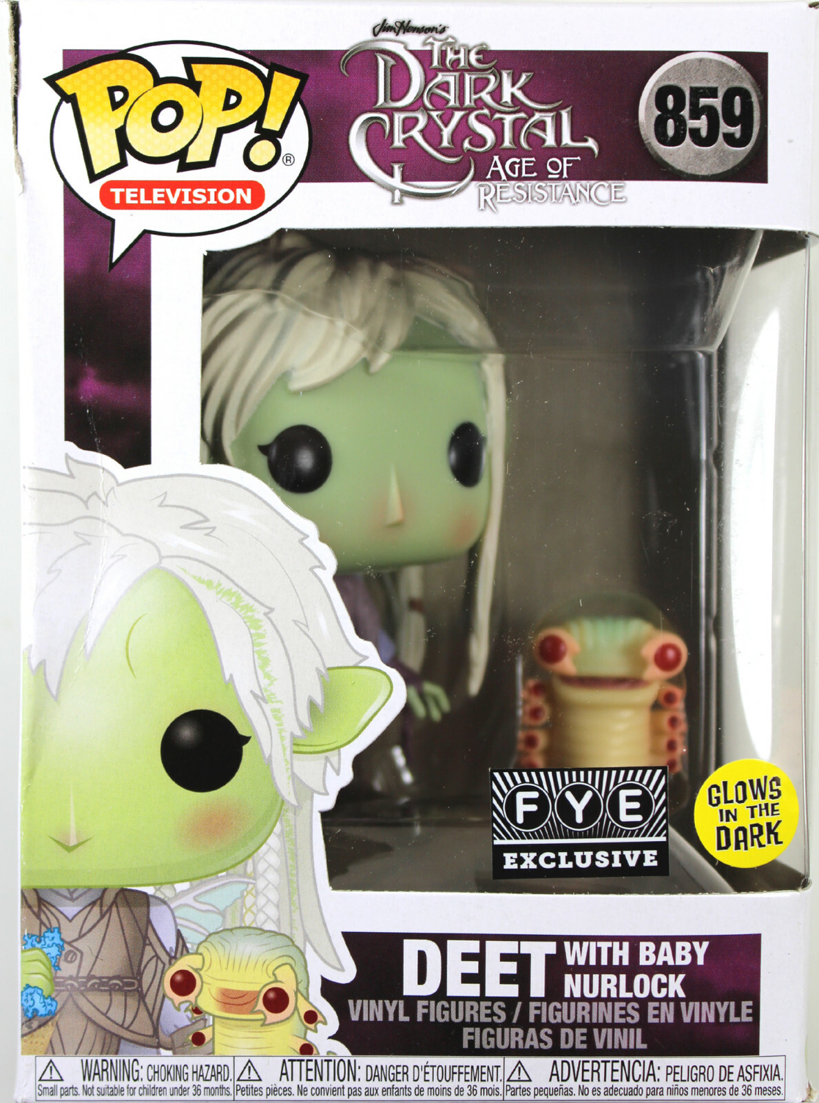 Funko POP! Television ~ DEET w/BABY NURLOCK EXCLUSIVE Dark Crystal Box ...