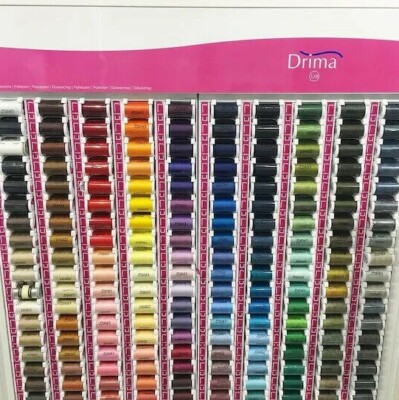 5 x 250m Reels of Coats Drima Sew All Sewing Thread 100% Polyester ...