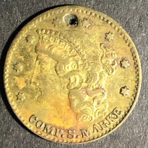 Spiel Marke / Counter Token after Liberty Wreath U.S. Gold Coin 19mm | eBay