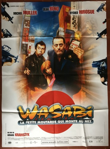 Affiche WASABI Ryoko Hirosue JEAN RENO Gerard Krawczyk 120x160cm | eBay