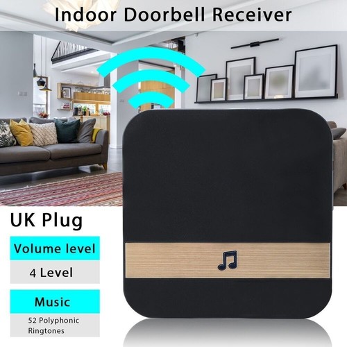 Power Receiver Chime Ring Wireless WiFi Doorbell Door Bell Receiver ...