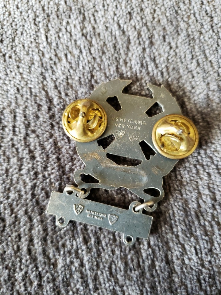 Vintage Military Marksman Badge Pin Grenade Grenadier Combat ou3 US ...