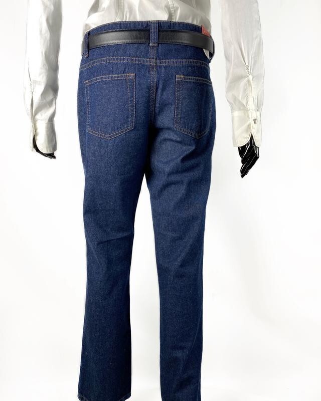 NEW F&F dark blue jeans M L cotton middle rise slim fit women | eBay