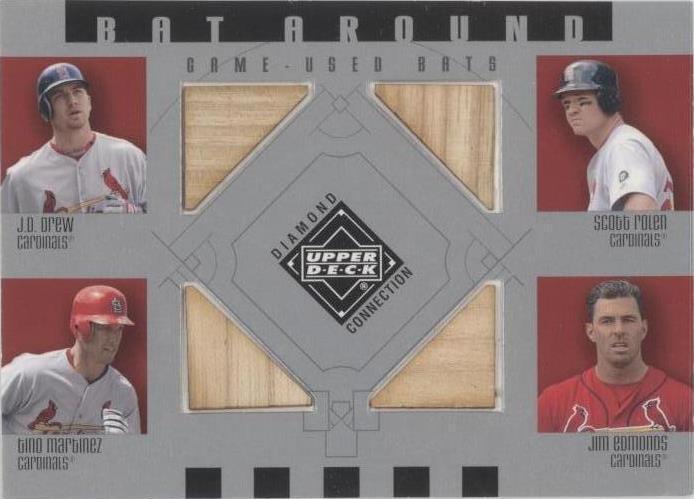 2002 Upper Deck Diamond Connection - Bat Around Scott Rolen, Jim ...