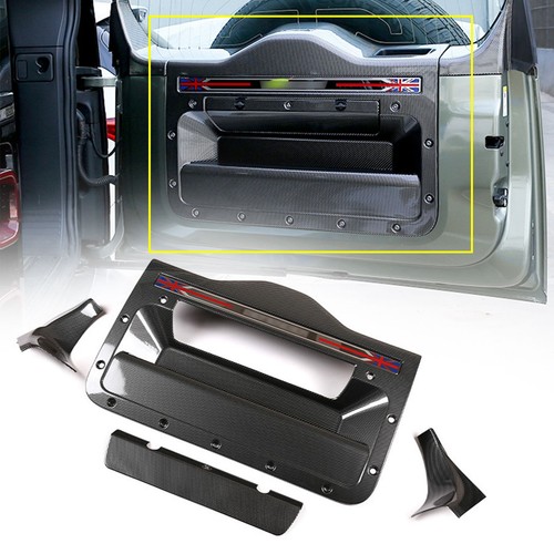 Tail Door Trunk Protection Panel Trim For Defender 110 2020-2021 Carbon ...