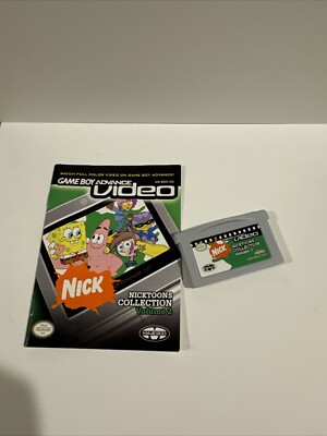 Game Boy Advance Video: Nicktoons Collection Volume 2 GBA w/ manual | eBay