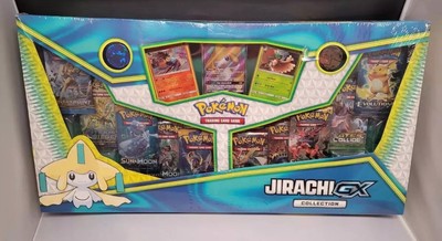 Pokemon Jirachi GX Collection Box TCG Trading Card Game 10 Packs NEW ...