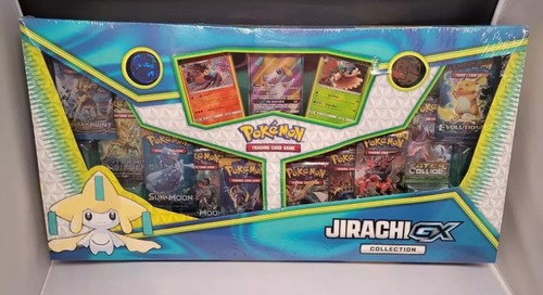 Pokemon Jirachi GX Collection Box TCG Trading Card Game 10 Packs NEW ...