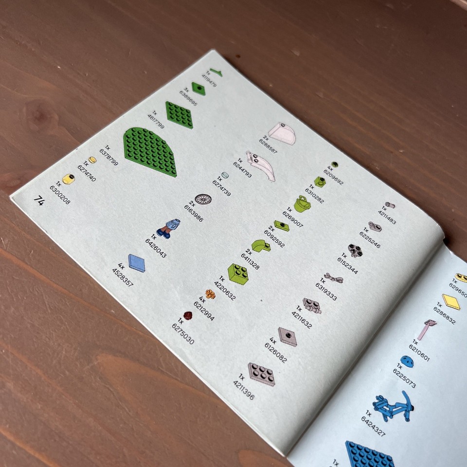 LEGO Friends Instruction Manual Booklet for 41738 Dog Rescue Bike Set ...