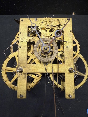 (VT16) Antique Atkins Clock Movement | eBay