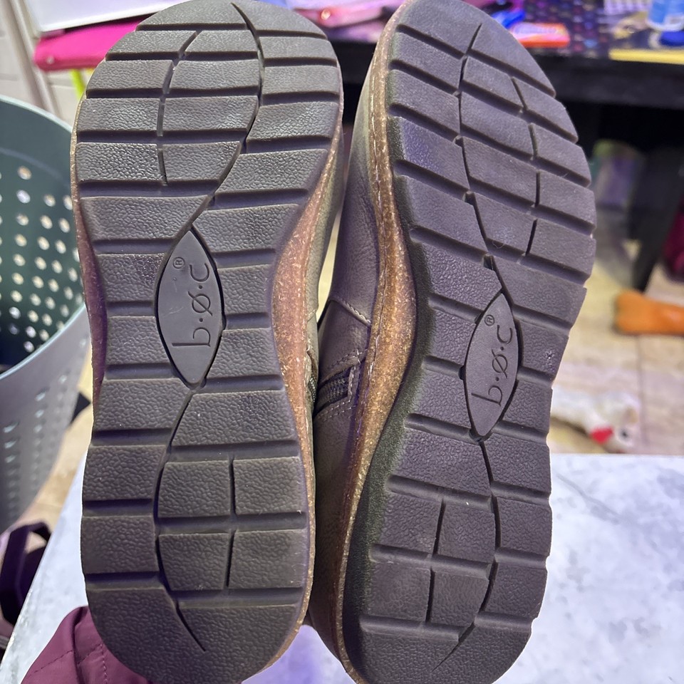 BOC by Born Women Addi Taupe Tan Flat Ankle Boots Booties Size 8M NWOB ...