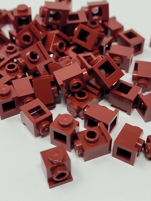 20 x NEW Lego Dark Red Brick, Modified 1 x 1 with Headlight (Part 4070 ...