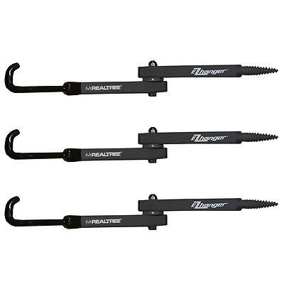 Realtree EZ Hanger Multi-Purpose 2-Arm EZ Hanger 13" 3 Pack Bow Gun ...
