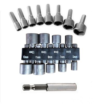 Stecknuss Set Bit Satz Nuss Steckschlüssel Nüsse Bitsatz Akkuschrauber ...