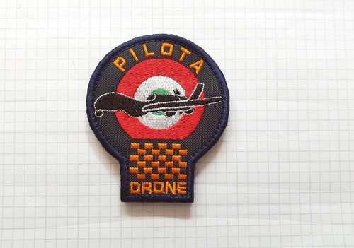 PATCH TOPPA - PILOTA DRONE - RICAMATA con Strappo 8 cm X 6,7 cm ...