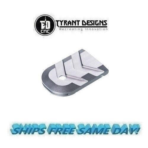 Tyrant CNC Glock 43x/48 SA15 Magazine Baseplate, GREY # TD-GFP43X-S15 ...