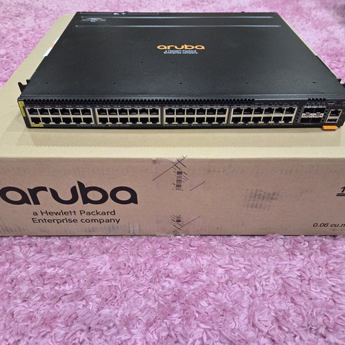 ARUBA JL661A 6300M 48-Port POE Switch w/Dual Power, plugs and brackets ...