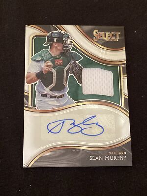 2021 Panini Select Autograph Auto Signature Materials Sean Murphy SM-SM ...