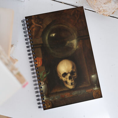 Spiral notebook Crystal Ball And Skull Journal | eBay
