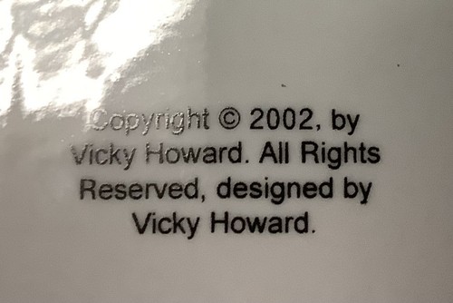 Vintage Vicky Howard Christmas Ceramic Plate | eBay