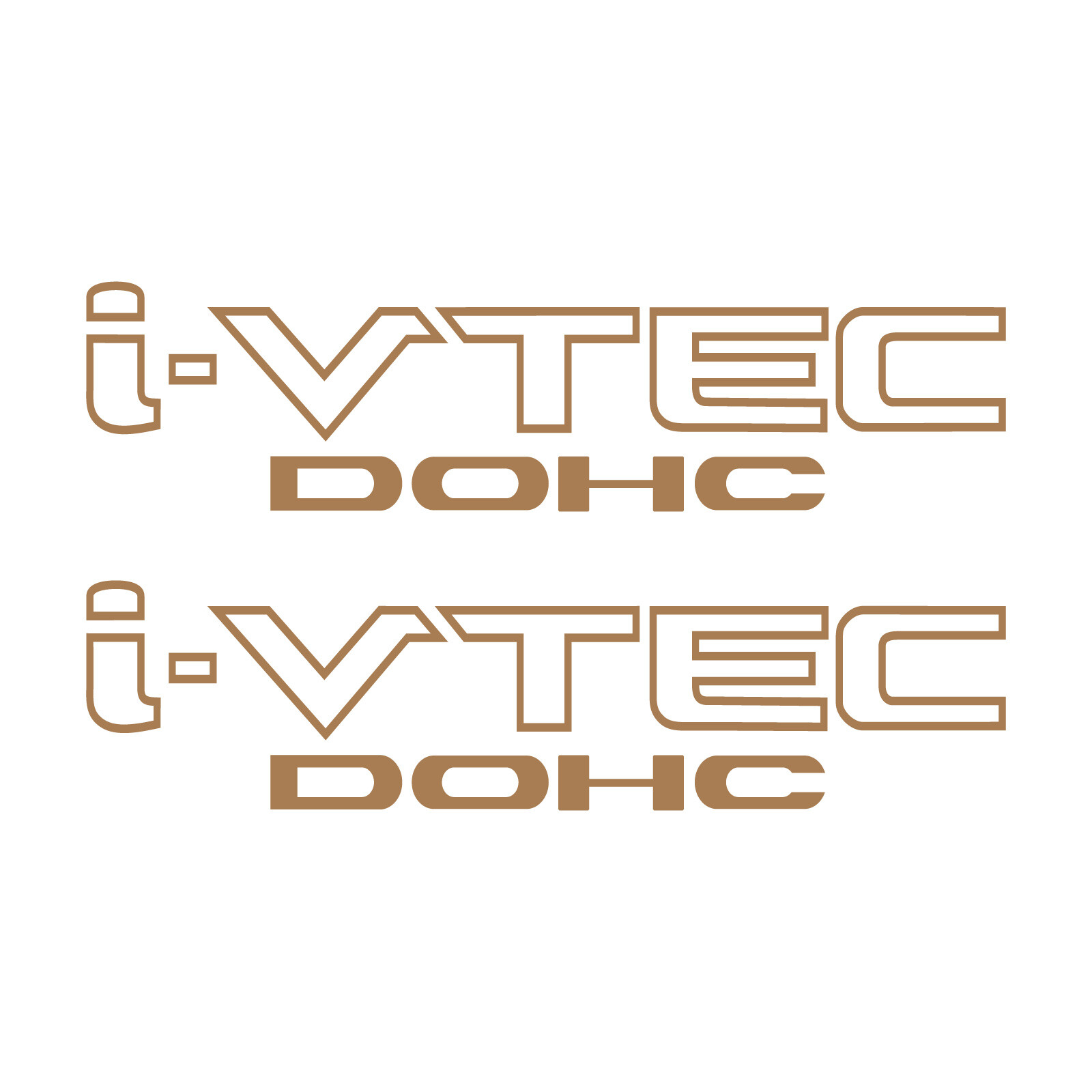 (2x) i-VTEC DOHC ( 10" x 2.5") Vinyl Decal Sticker for Honda Accord ...
