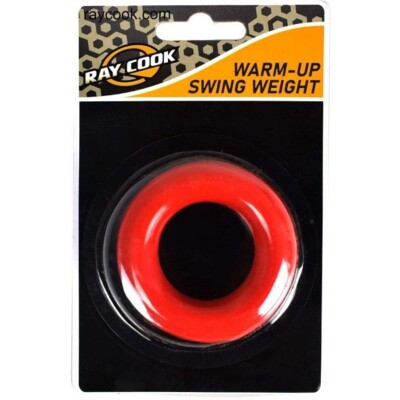 Ray Cook Warm-Up Donut Golf Swing Weight - Red | eBay