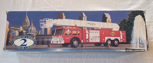 1995 Sun Co. #2 Collector's Ed. SUNOCO AERIAL TOWER FIRE TRUCK Scale: 1 ...