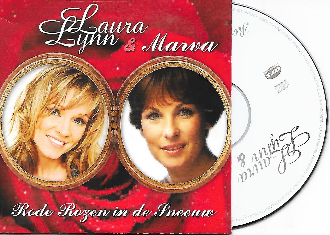 LAURA LYNN & MARVA - Rode rozen in de sneeuw CD SINGLE 2TR CARDSLEEVE ...