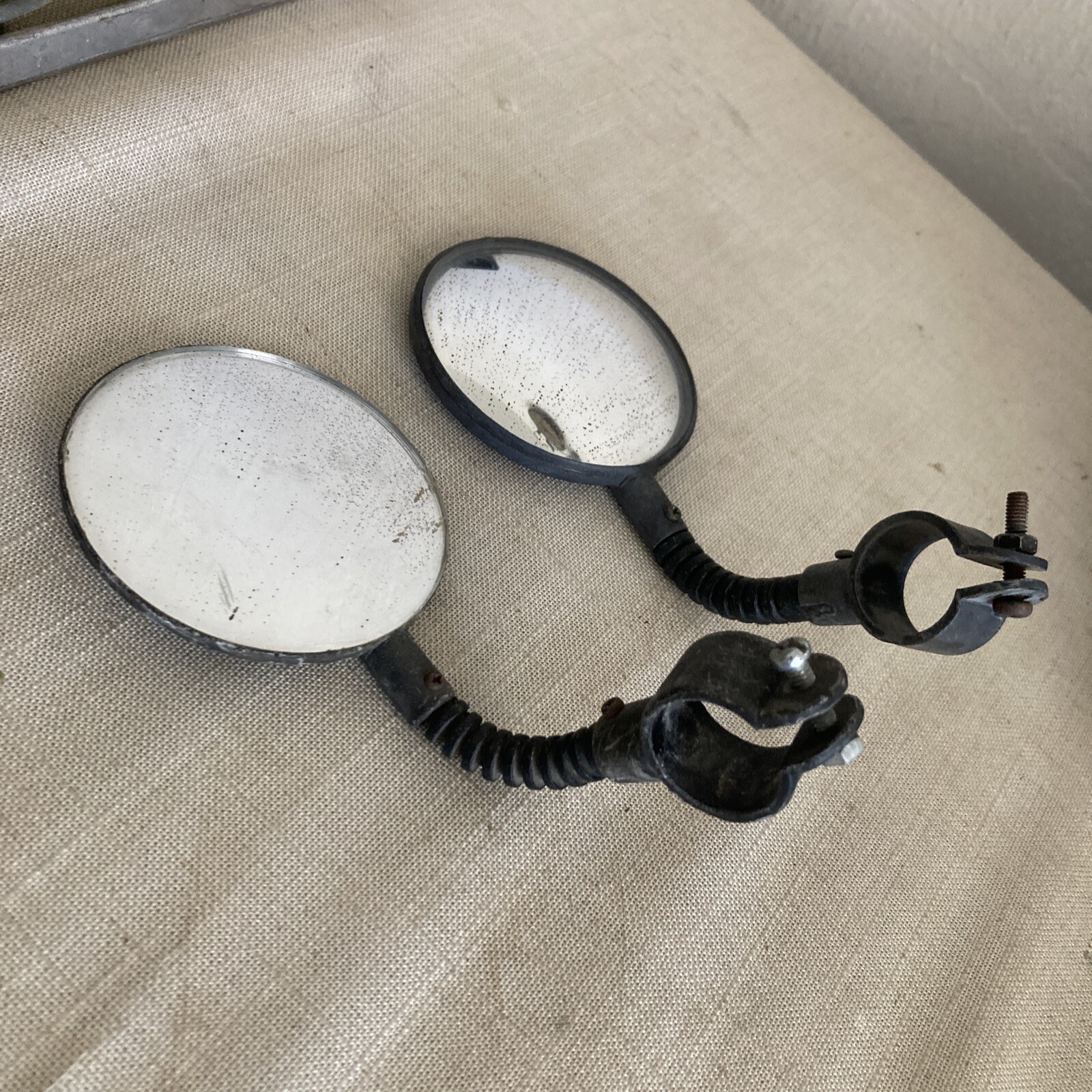 Vintage bicycle rear/side view mirrors (2) schwinn stingray krate fastback 70s | eBay