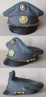 OLD VINTAGE AUSTRIAN OFFICER PEAKED CAP HAT GENDARMERY / SIZE 55 | eBay