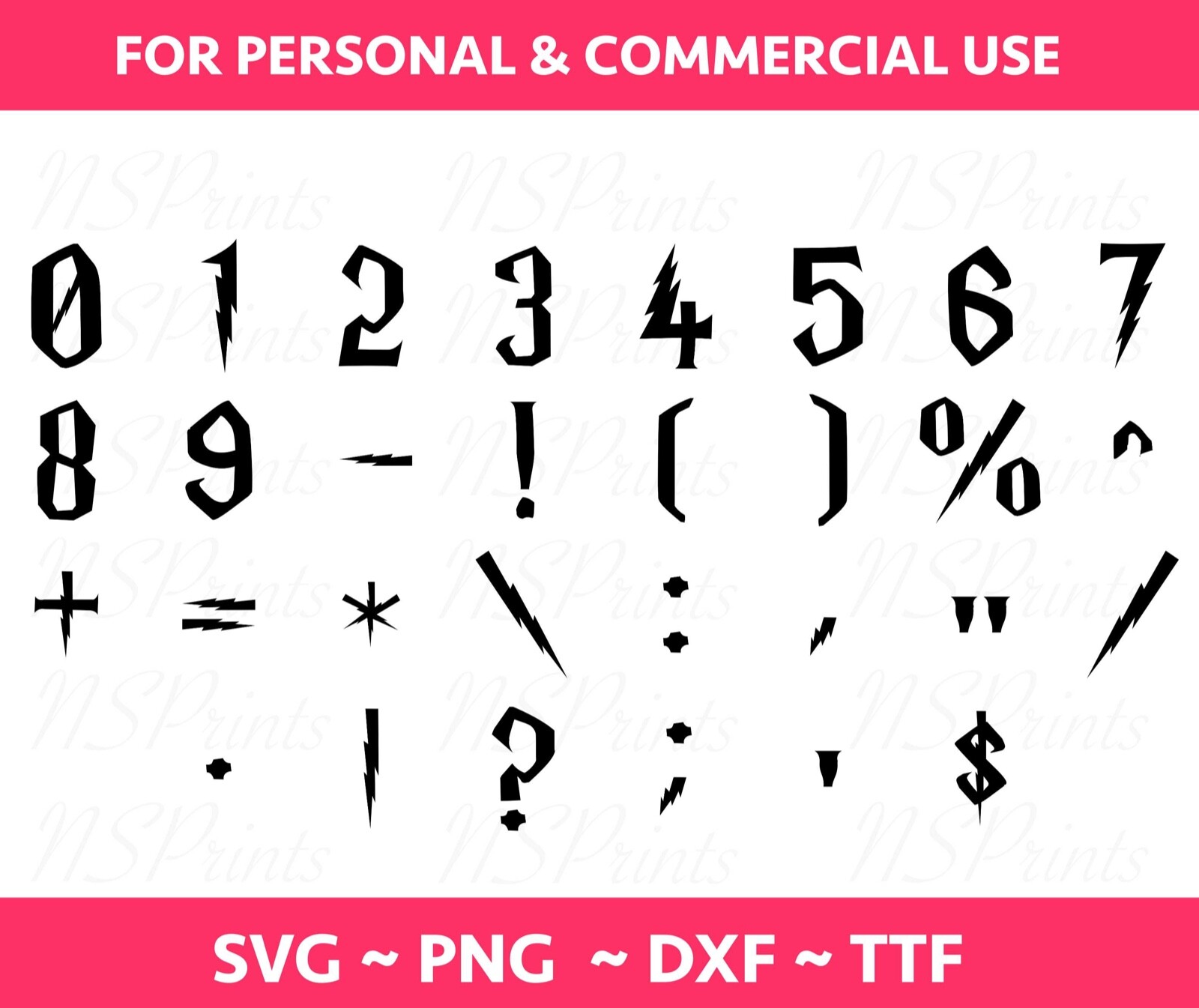 Harry Potter Font SVG, Wizardy Font, SVG, | Grelly USA