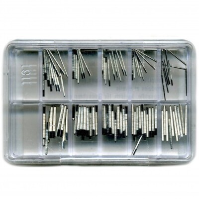 Steel Tapered Clock Pins Assortment 0.70-1.50mm (Pack of 100) 13mm ...